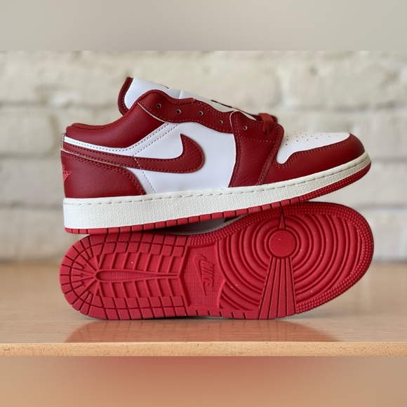 Nike | Shoes | Nike Air Jordan Low Retro Se Whitelobstersaildune Red Gs ...